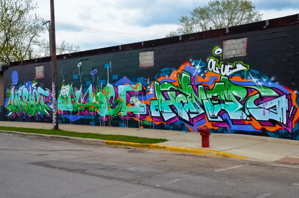 Merlot x Amuse126 x Hamer - Chicago Graffiti Mural Production | sprayplanet
