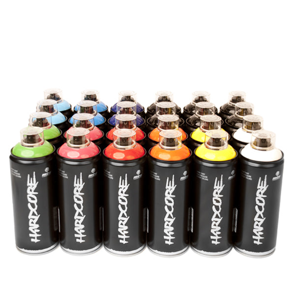 MTN Hardcore High Pressure 24 Spray Can Pack | Spray Planet - sprayplanet