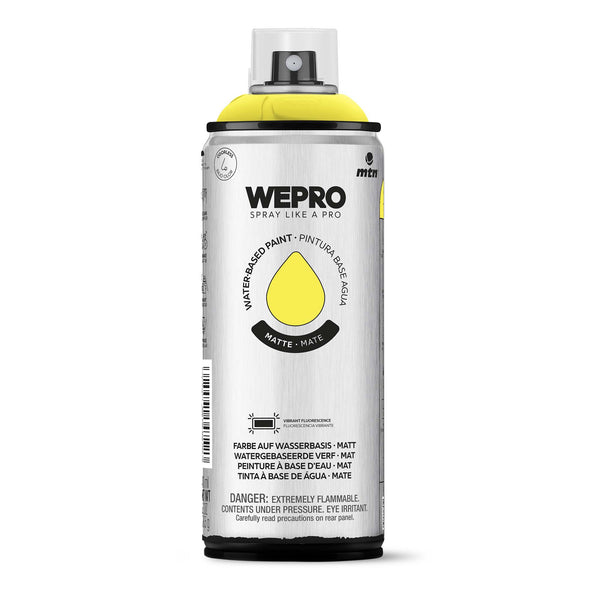 MTN WEPRO Water-Based Paint - Fluor Yellow | Spray Planet - sprayplanet