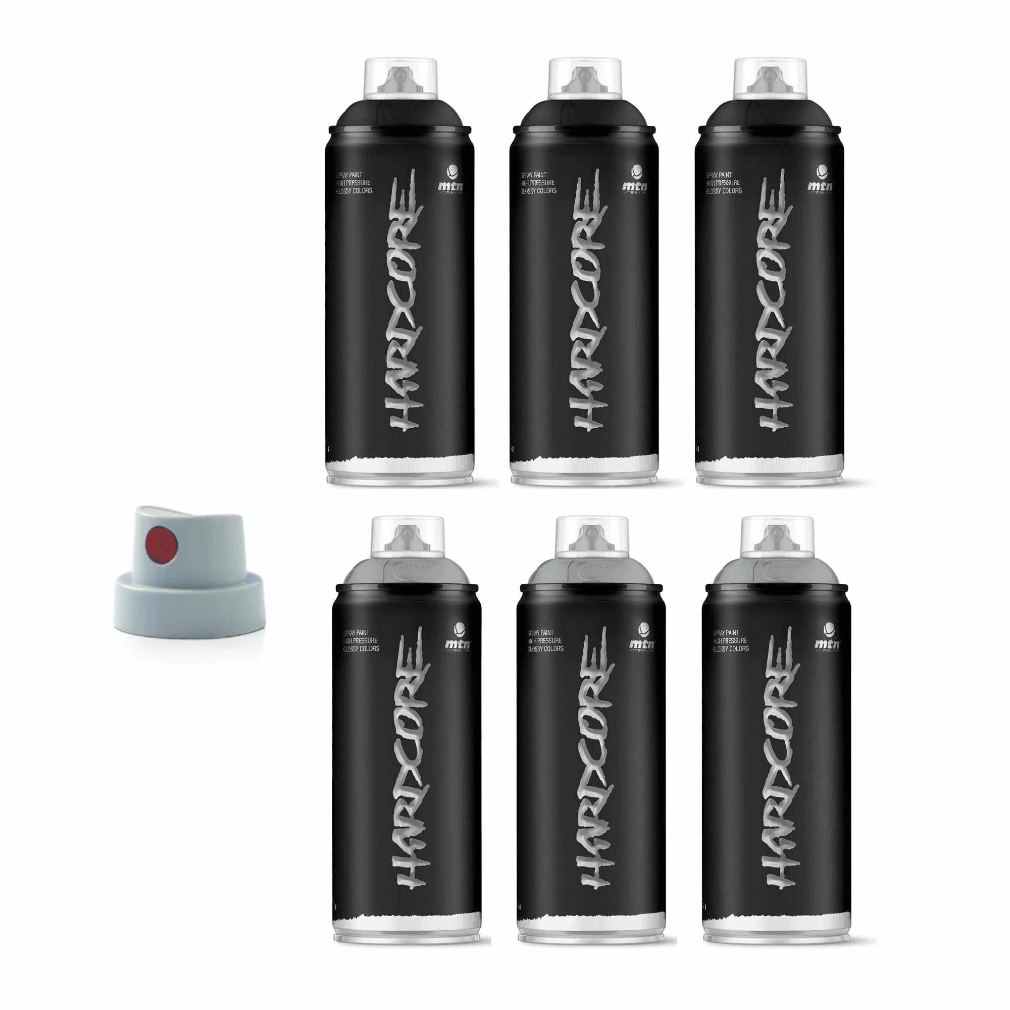 MTN Hardcore Black & Silver Throwie Pack | Spray Planet - sprayplanet