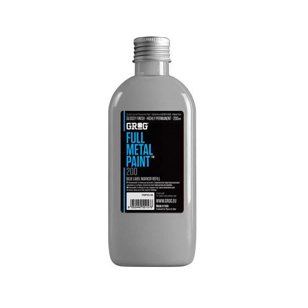 Grog Full Metal Paint Refill - 200ml - Burning Chrome - sprayplanet