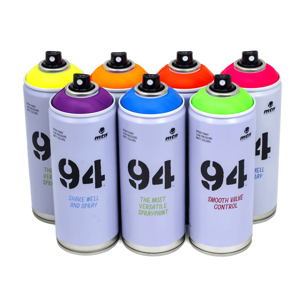MTN 94 Fluorescent Combo 7 Pack | Spray Planet | sprayplanet