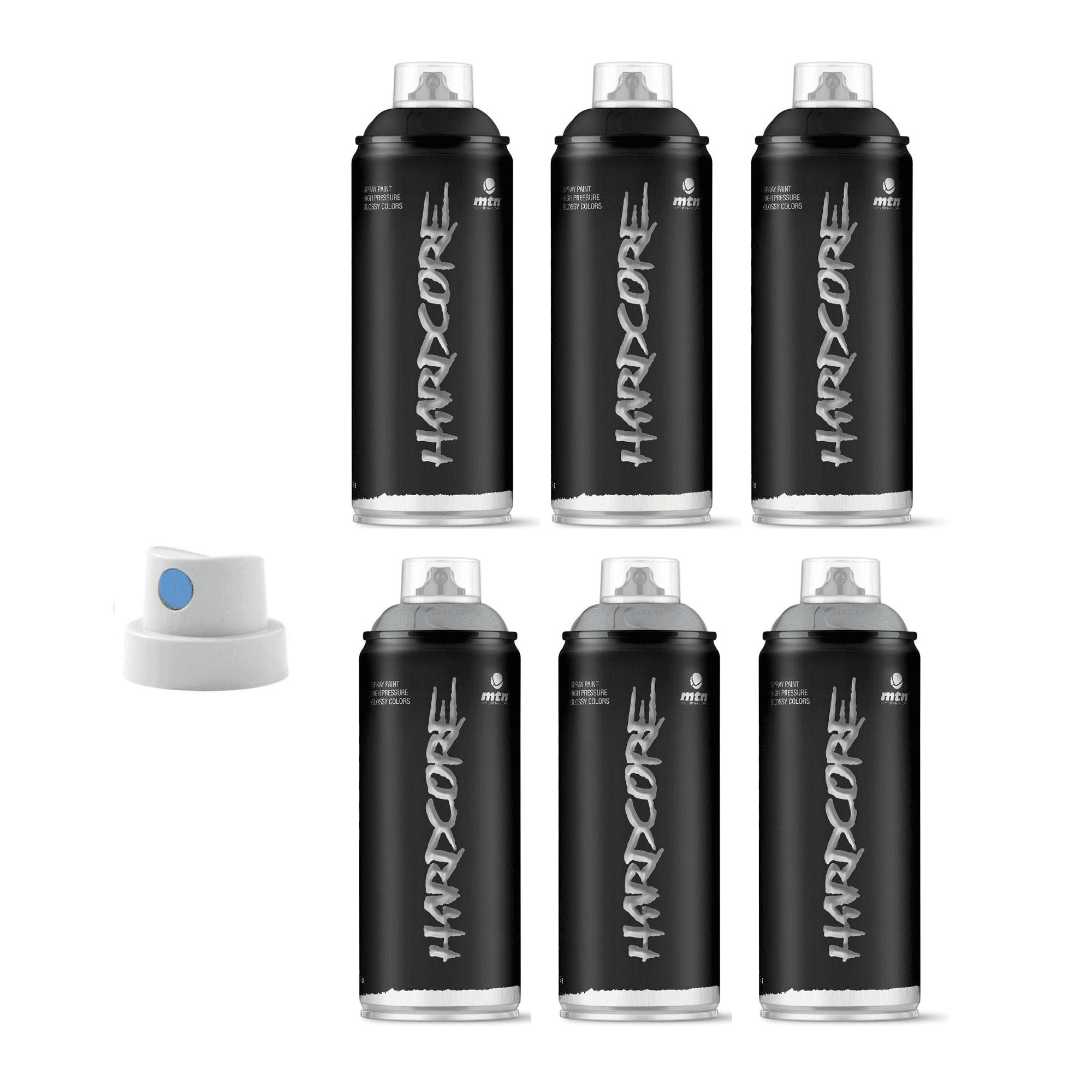 MTN Hardcore Black & Silver Throwie Pack | Spray Planet - sprayplanet