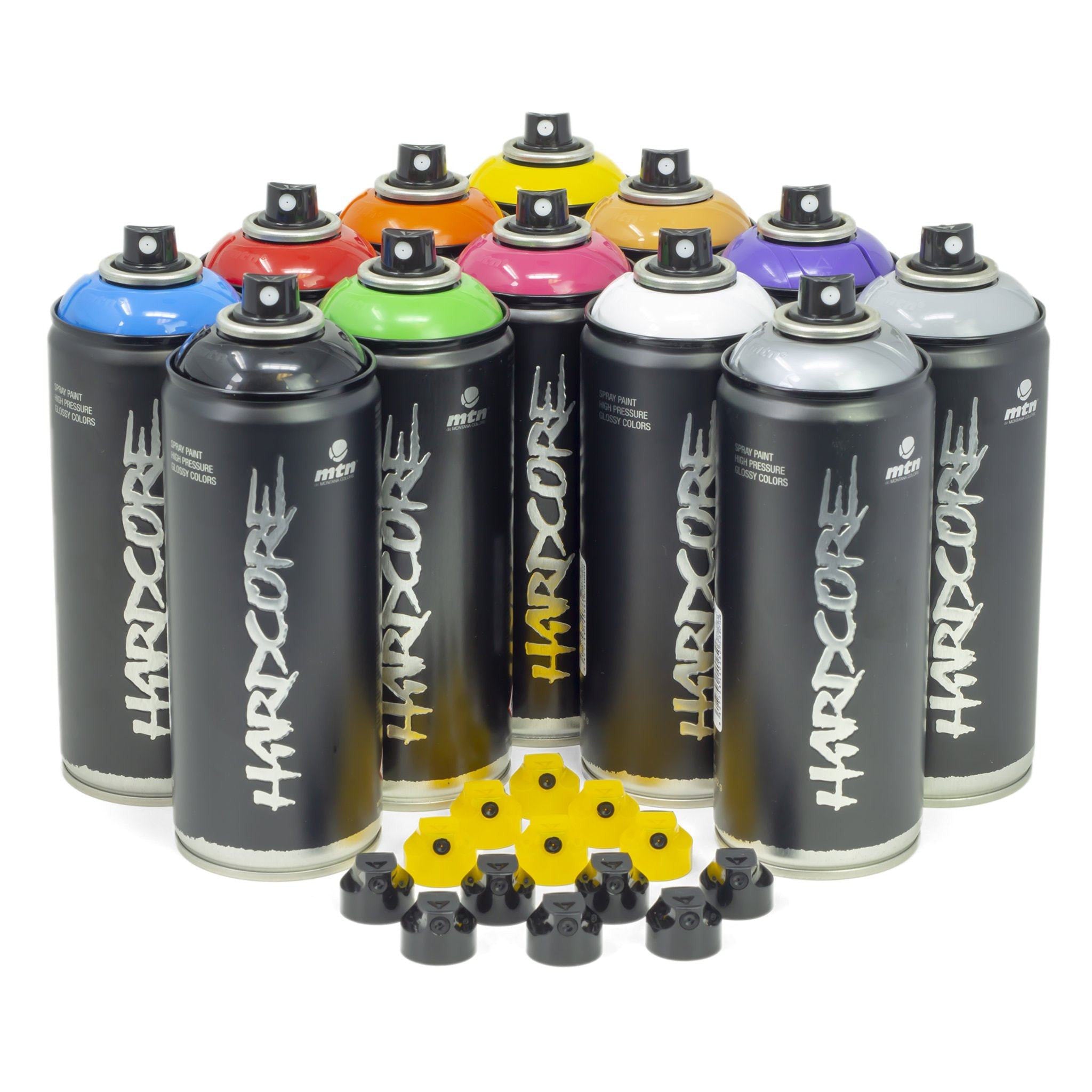 MTN Hardcore Primary Color 12 Pack | Spray Planet - sprayplanet